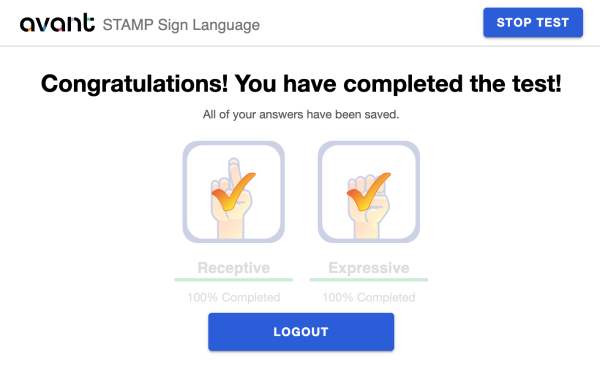 STAMP for ASL Test Taker Guide | Avant Assessment