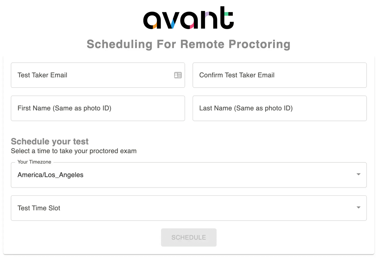 AvantProctor Test Taker Guide | Avant Assessment