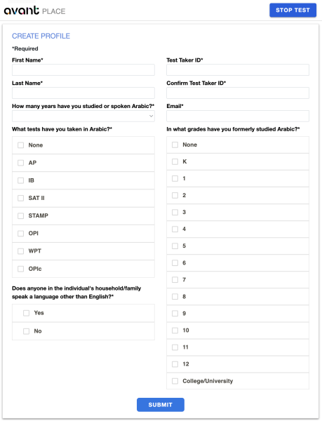 PLACE Test Taker and Technology Guide | Avant Assessment